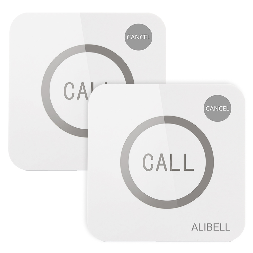 ALIBELL Panic Alarm Buttons Strobe Siren Alarm Warning System For Home ...